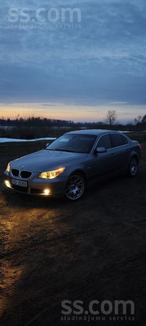 Grey BMW 520 2003 in Preili, with an engine capacity of 2.50 L and mileage of 220 thousand km for 5800 €, photo 3 on AUTOMOTO.COM.LV