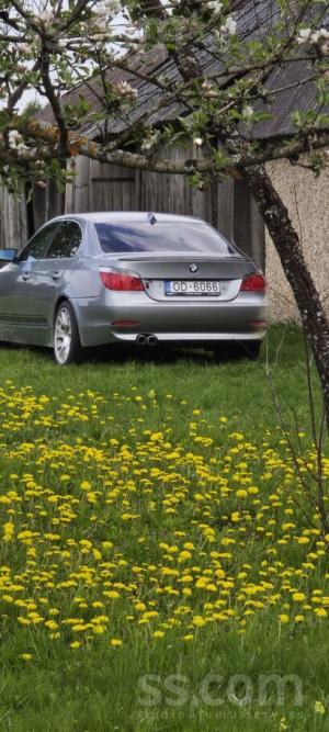 Grey BMW 520 2003 in Preili, with an engine capacity of 2.50 L and mileage of 220 thousand km for 5800 €, photo 5 on AUTOMOTO.COM.LV