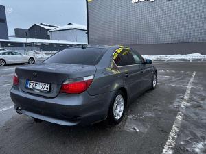 Grey BMW 520 2004 in Kaunas, with an engine capacity of 2.20 L and mileage of 386 thousand km for 1900 €, photo 6 on AUTOMOTO.COM.LV