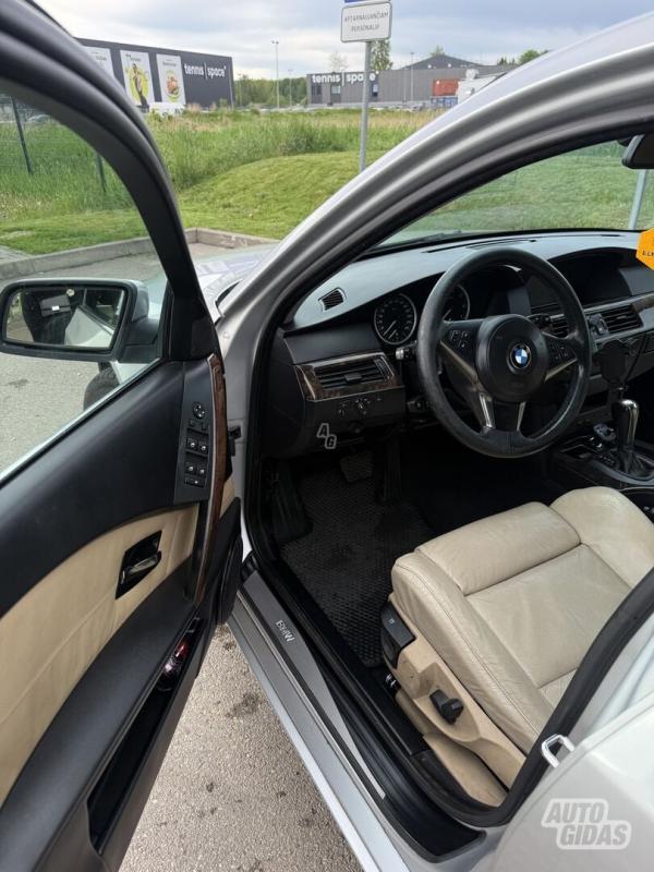Grey BMW 520 2004 in Kaunas, with an engine capacity of 2.00 L and mileage of 363 thousand km for 2700 €, photo 8 on AUTOMOTO.COM.LV