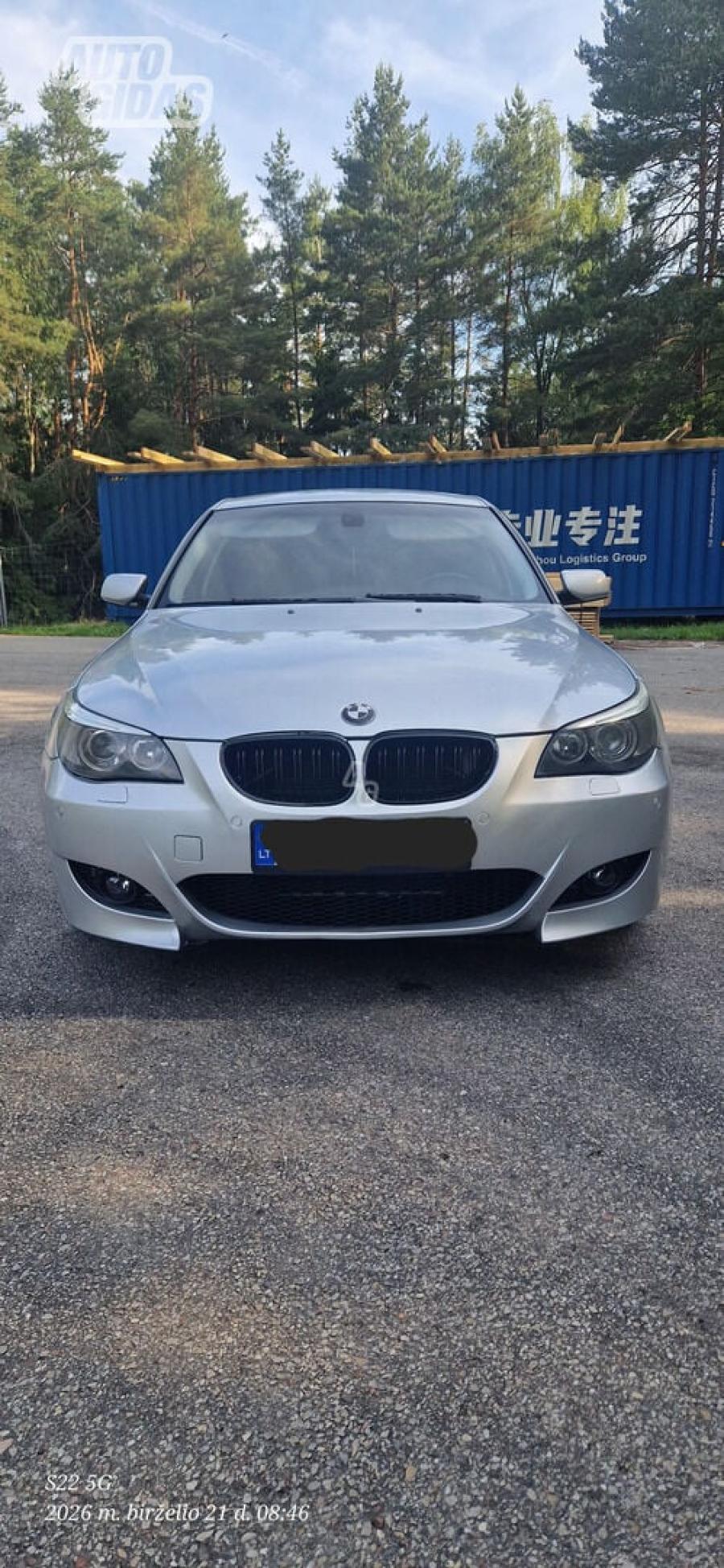 Pelēks BMW 520 2004 Ukmergė, ar dzinēja tilpumu 2.20 L un nobraukumu 378 tūkst. km par 3300 €, foto 1 vietnē AUTOMOTO.COM.LV