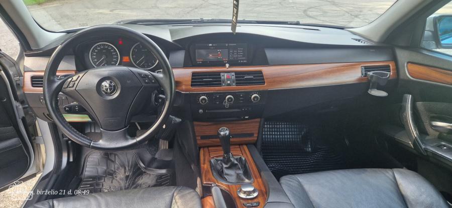 Pelēks BMW 520 2004 Ukmergė, ar dzinēja tilpumu 2.20 L un nobraukumu 378 tūkst. km par 3300 €, foto 11 vietnē AUTOMOTO.COM.LV