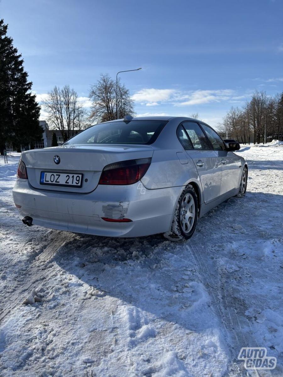 Pelēks BMW 520 2004 Tauragė, ar dzinēja tilpumu 2.20 L un nobraukumu 420 tūkst. km par 1800 €, foto 8 vietnē AUTOMOTO.COM.LV