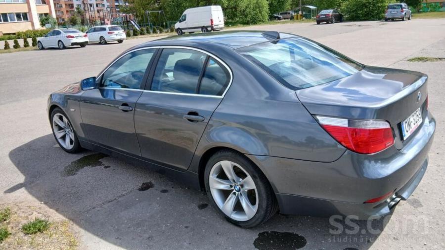 Pelēks BMW 520 2005 Liepāja, ar dzinēja tilpumu 2.20 L un nobraukumu 257 tūkst. km par 4255 €, foto 6 vietnē AUTOMOTO.COM.LV