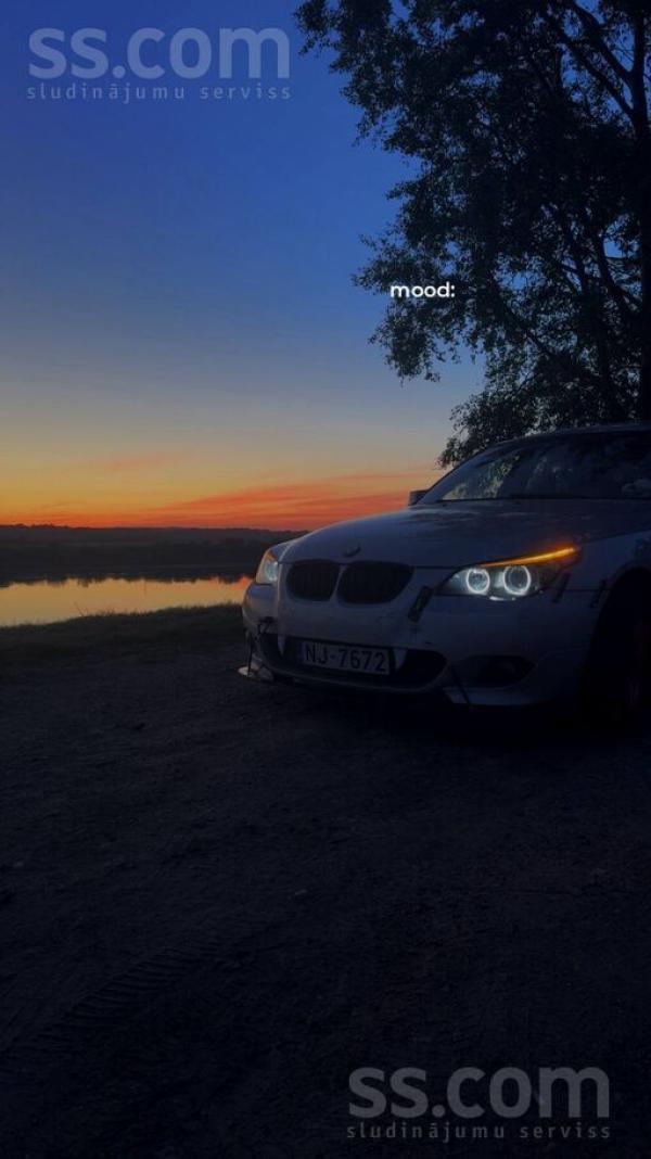 Grey BMW 520 2006 in Daugavpils, with an engine capacity of 2.00 L and mileage of 280 thousand km for 5200 €, photo 6 on AUTOMOTO.COM.LV