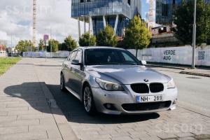Grey BMW 520 2006 in Riga, with an engine capacity of 2.00 L and mileage of 296 thousand km for 5500 €, photo 1 on AUTOMOTO.COM.LV