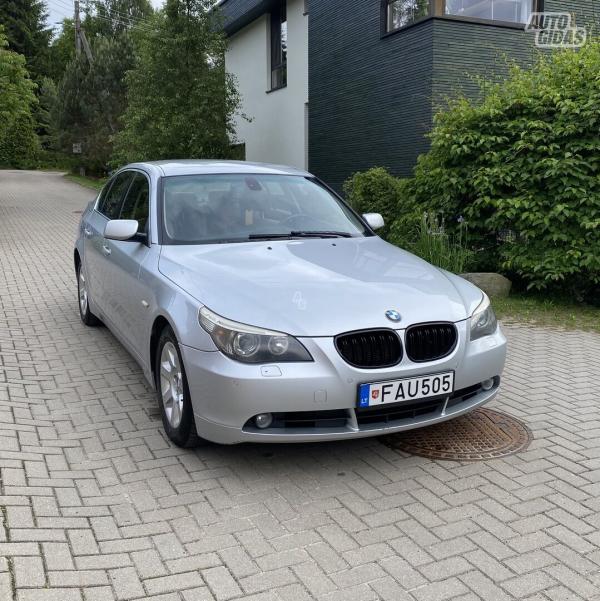 Grey BMW 520 2007 in Vilnius, with an engine capacity of 2.00 L and mileage of 382 thousand km for 3300 €, photo 8 on AUTOMOTO.COM.LV