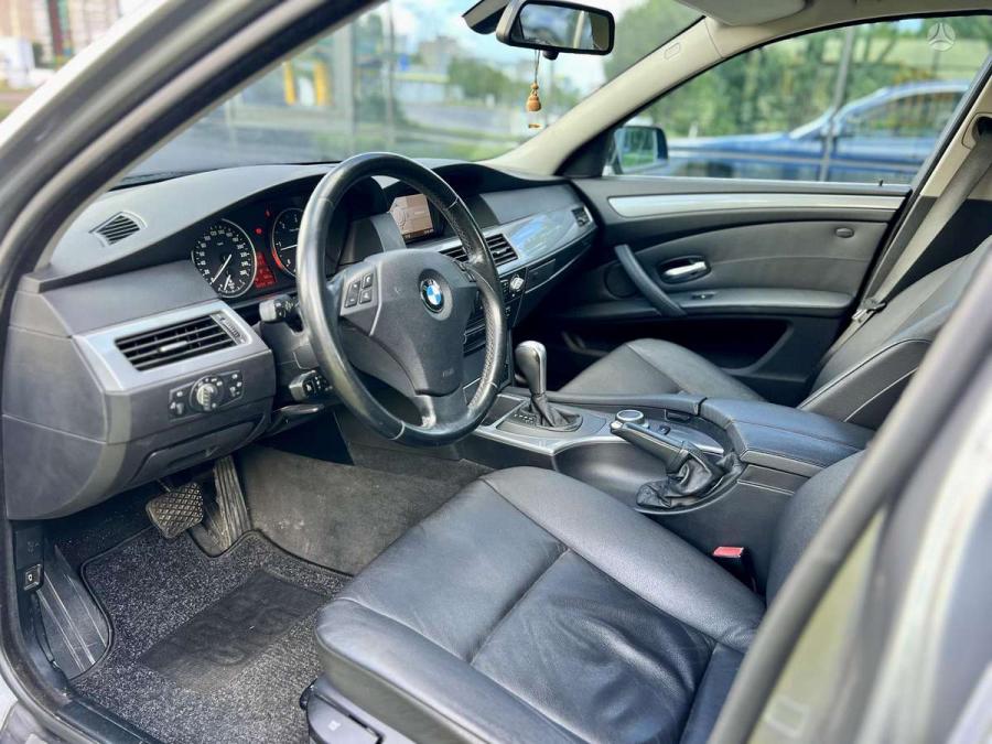 Pelēks BMW 520 2007 Kauņa, ar dzinēja tilpumu 0.00 L un nobraukumu 249 tūkst. km par 4550 €, foto 22 vietnē AUTOMOTO.COM.LV