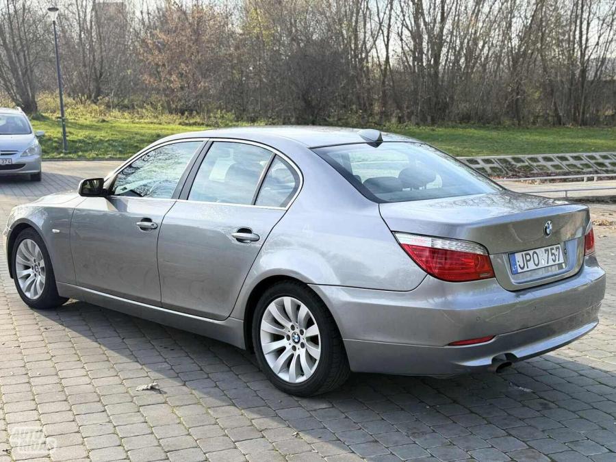 Pelēks BMW 520 2008 Šilutė, ar dzinēja tilpumu 2.00 L un nobraukumu 320 tūkst. km par 3899 €, foto 9 vietnē AUTOMOTO.COM.LV