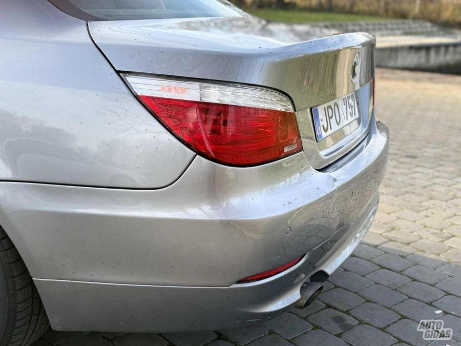 Pelēks BMW 520 2008 Šilutė, ar dzinēja tilpumu 2.00 L un nobraukumu 320 tūkst. km par 3899 €, foto 10 vietnē AUTOMOTO.COM.LV