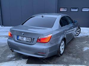 Grey BMW 520 2008 in Kaunas, with an engine capacity of 2.00 L and mileage of 423 thousand km for 4150 €, photo 9 on AUTOMOTO.COM.LV