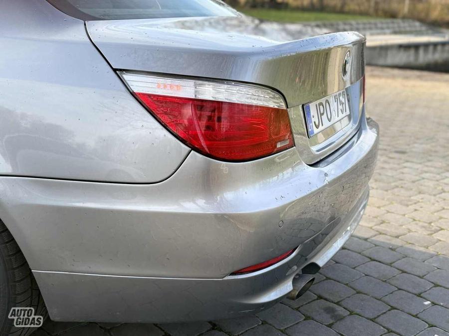 Pelēks BMW 520 2008 Šilutė, ar dzinēja tilpumu 2.00 L un nobraukumu 320 tūkst. km par 3850 €, foto 10 vietnē AUTOMOTO.COM.LV