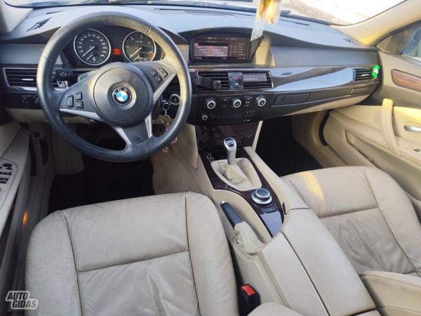 Grey BMW 520 2008 in Siauliai, with an engine capacity of 2.00 L and mileage of 320 thousand km for 3650 €, photo 9 on AUTOMOTO.COM.LV