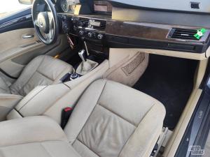 Pelēks BMW 520 2008 Šauļi, ar dzinēja tilpumu 2.00 L un nobraukumu 320 tūkst. km par 3650 €, foto 12 vietnē AUTOMOTO.COM.LV