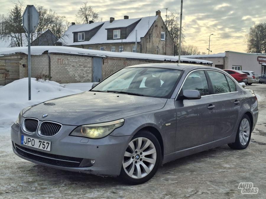 Pelēks BMW 520 2008 Šilutė, ar dzinēja tilpumu 2.00 L un nobraukumu 320 tūkst. km par 3900 €, foto 1 vietnē AUTOMOTO.COM.LV