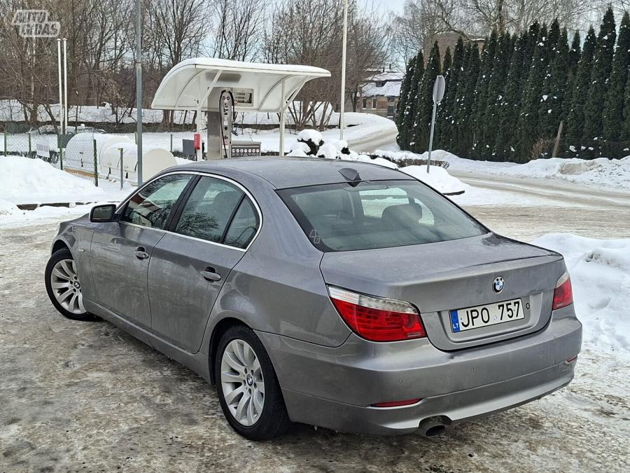 Pelēks BMW 520 2008 Šilutė, ar dzinēja tilpumu 2.00 L un nobraukumu 320 tūkst. km par 3900 €, foto 7 vietnē AUTOMOTO.COM.LV