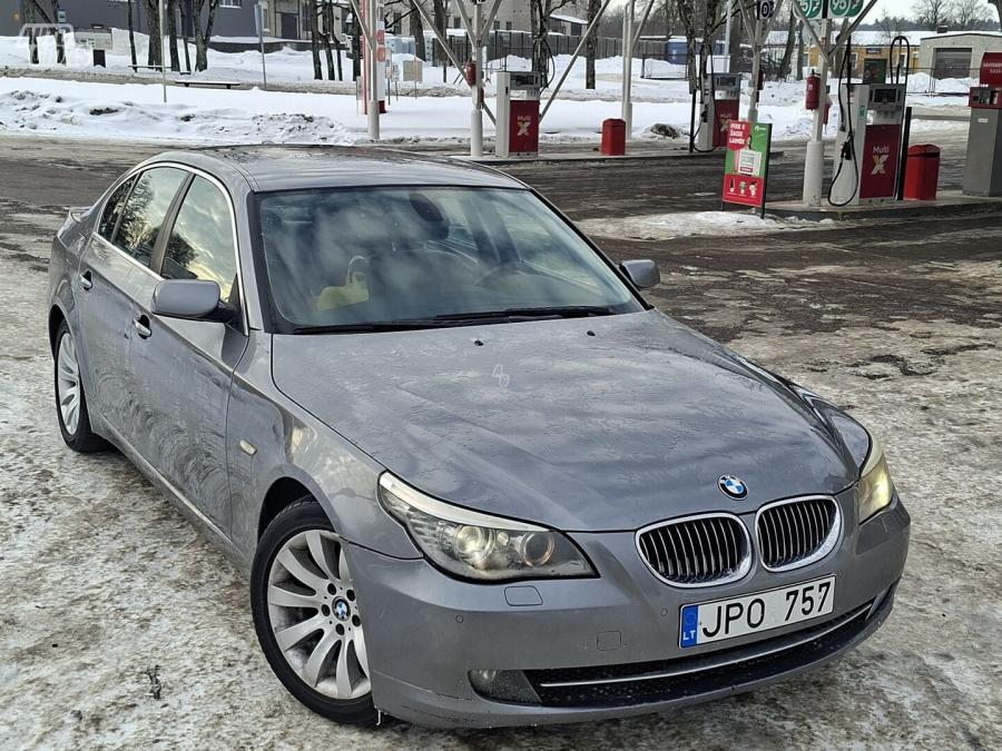 Pelēks BMW 520 2008 Šilutė, ar dzinēja tilpumu 2.00 L un nobraukumu 320 tūkst. km par 3900 €, foto 10 vietnē AUTOMOTO.COM.LV