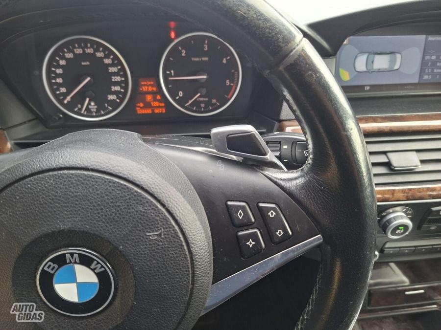 Pelēks BMW 520 2008 Šilutė, ar dzinēja tilpumu 2.00 L un nobraukumu 320 tūkst. km par 3900 €, foto 13 vietnē AUTOMOTO.COM.LV