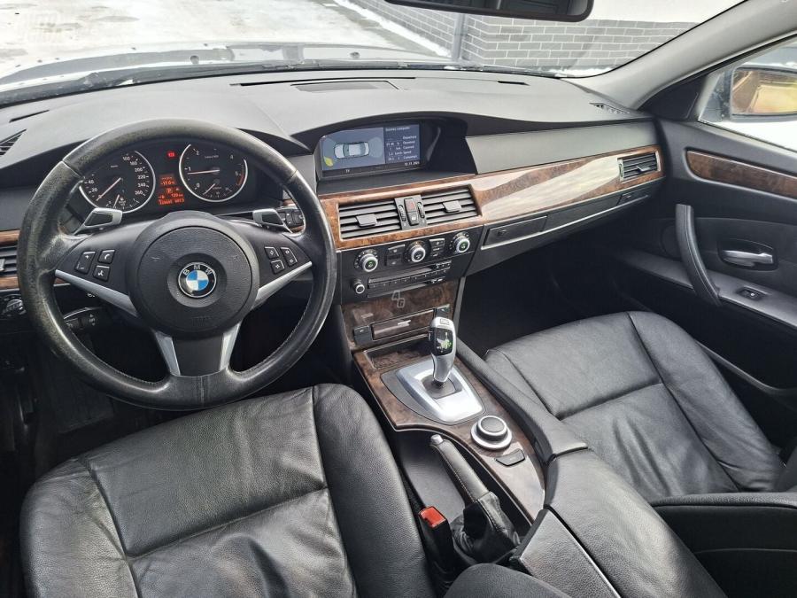 Pelēks BMW 520 2008 Šilutė, ar dzinēja tilpumu 2.00 L un nobraukumu 320 tūkst. km par 3900 €, foto 20 vietnē AUTOMOTO.COM.LV