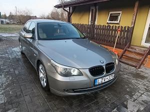 Grey BMW 520 2008 in Kaunas, with an engine capacity of 2.00 L and mileage of 390 thousand km for 3200 €, photo  on AUTOMOTO.COM.LV