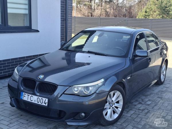 Grey BMW 520 2008 in Silute, with an engine capacity of 2.00 L and mileage of 330 thousand km for 4300 €, photo 1 on AUTOMOTO.COM.LV