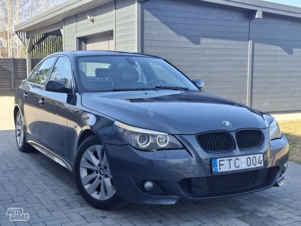 Grey BMW 520 2008 in Silute, with an engine capacity of 2.00 L and mileage of 330 thousand km for 4300 €, photo 6 on AUTOMOTO.COM.LV