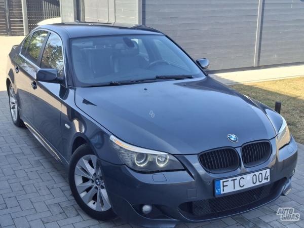 Grey BMW 520 2008 in Silute, with an engine capacity of 2.00 L and mileage of 330 thousand km for 4300 €, photo 8 on AUTOMOTO.COM.LV