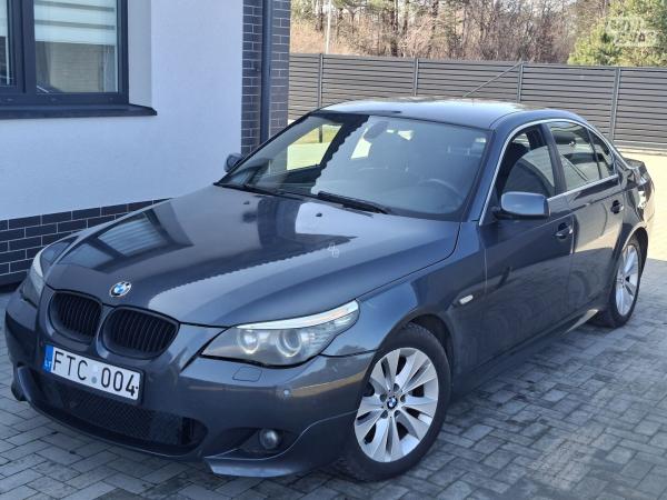 Grey BMW 520 2008 in Silute, with an engine capacity of 2.00 L and mileage of 330 thousand km for 4300 €, photo 10 on AUTOMOTO.COM.LV