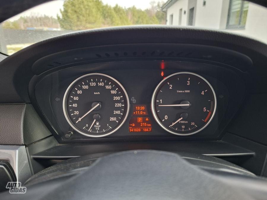 Grey BMW 520 2008 in Silute, with an engine capacity of 2.00 L and mileage of 330 thousand km for 4300 €, photo 16 on AUTOMOTO.COM.LV