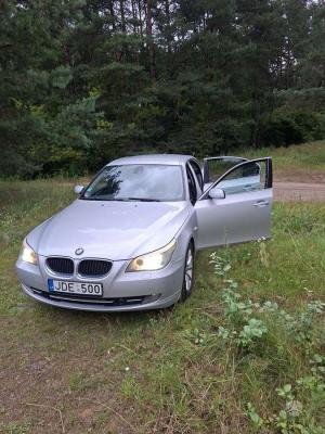 Grey BMW 520 2008 in Vilnius, with an engine capacity of 2.00 L and mileage of 312 thousand km for 4900 €, photo 4 on AUTOMOTO.COM.LV