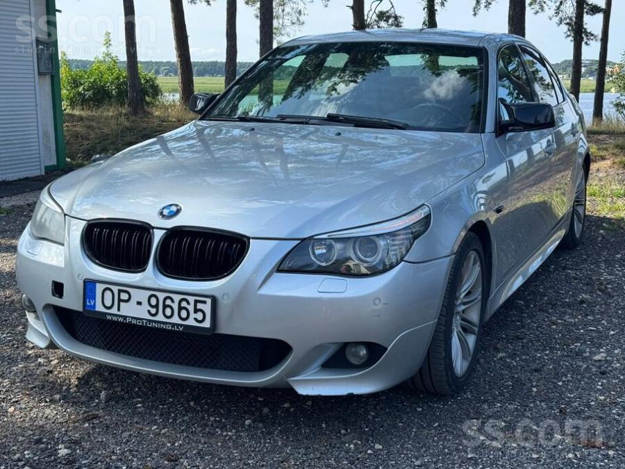 Pelēks BMW 520 2008 Rīga, ar dzinēja tilpumu 2.00 L un nobraukumu 455 tūkst. km par 6200 €, foto 1 vietnē AUTOMOTO.COM.LV