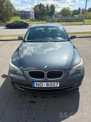 Grey BMW 520 2008 in Daugavpils, with an engine capacity of 2.00 L and mileage of 286 thousand km for 3200 €, photo  on AUTOMOTO.COM.LV