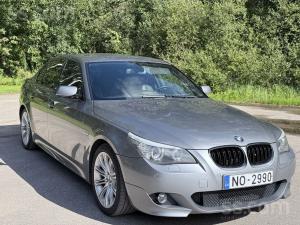 Grey BMW 520 2008 in Riga, with an engine capacity of 2.00 L and mileage of 344 thousand km for 5000 €, photo 1 on AUTOMOTO.COM.LV