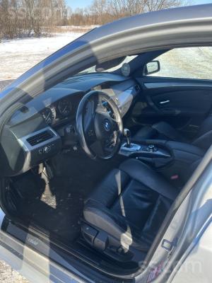 Grey BMW 520 2009 in Riga, with an engine capacity of 2.00 L and mileage of 259 thousand km for 6150 €, photo 8 on AUTOMOTO.COM.LV