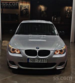 Grey BMW 520 2009 in Riga, with an engine capacity of 2.00 L and mileage of 260 thousand km for 5700 €, photo 10 on AUTOMOTO.COM.LV