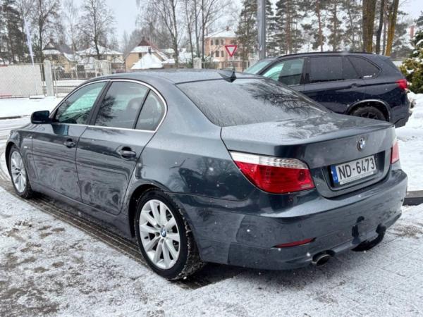 Grey BMW 520 2009 in Riga, with an engine capacity of 2.00 L and mileage of 286 thousand km for 6299 €, photo 4 on AUTOMOTO.COM.LV