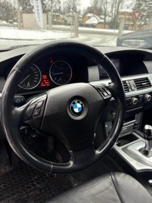 Grey BMW 520 2009 in Riga, with an engine capacity of 2.00 L and mileage of 286 thousand km for 6299 €, photo 11 on AUTOMOTO.COM.LV