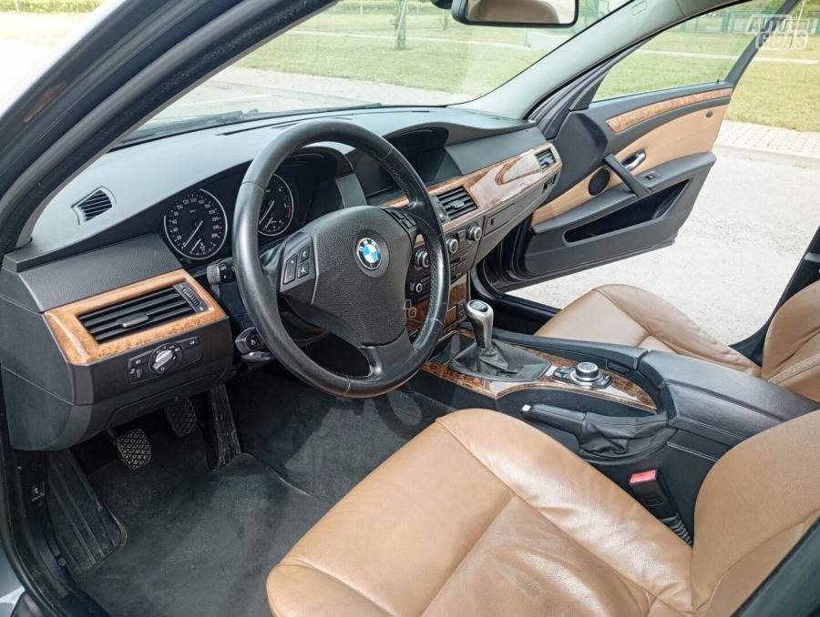 Pelēks BMW 520 2009 Šauļi, ar dzinēja tilpumu 2.00 L un nobraukumu 213 tūkst. km par 4950 €, foto 20 vietnē AUTOMOTO.COM.LV