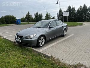 Grey BMW 520 2009 in Daugavpils, with an engine capacity of 2.00 L and mileage of 0 thousand km for 4250 €, photo  on AUTOMOTO.COM.LV