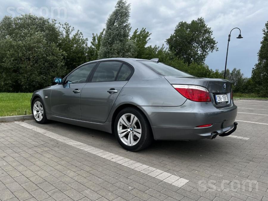 Pelēks BMW 520 2009 Daugavpils, ar dzinēja tilpumu 2.00 L un nobraukumu 0 tūkst. km par 4250 €, foto 4 vietnē AUTOMOTO.COM.LV