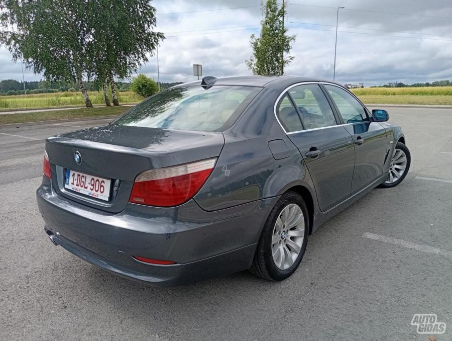 Pelēks BMW 520 2009 Viļņa, ar dzinēja tilpumu 2.00 L un nobraukumu 214 tūkst. km par 5000 €, foto 6 vietnē AUTOMOTO.COM.LV