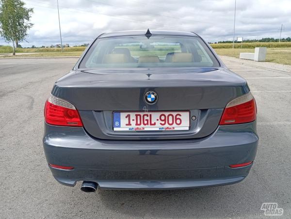 Grey BMW 520 2009 in Vilnius, with an engine capacity of 2.00 L and mileage of 214 thousand km for 5000 €, photo 6 on AUTOMOTO.COM.LV