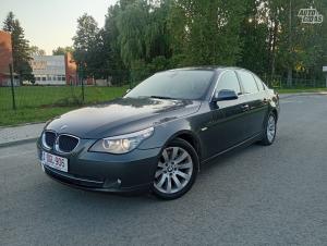 Grey BMW 520 2009 in Vilnius, with an engine capacity of 2.00 L and mileage of 214 thousand km for 4950 €, photo  on AUTOMOTO.COM.LV