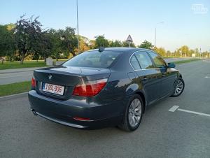 Grey BMW 520 2009 in Vilnius, with an engine capacity of 2.00 L and mileage of 214 thousand km for 4950 €, photo 6 on AUTOMOTO.COM.LV