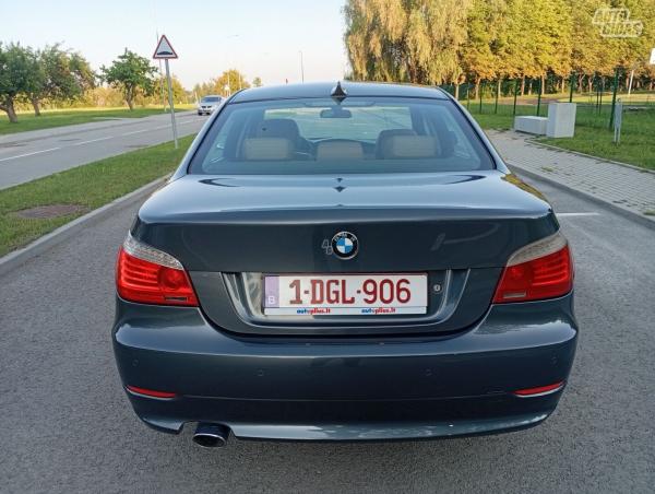 Pelēks BMW 520 2009 Viļņa, ar dzinēja tilpumu 2.00 L un nobraukumu 214 tūkst. km par 4950 €, foto 6 vietnē AUTOMOTO.COM.LV