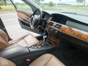 Grey BMW 520 2009 in Vilnius, with an engine capacity of 2.00 L and mileage of 214 thousand km for 4950 €, photo 10 on AUTOMOTO.COM.LV