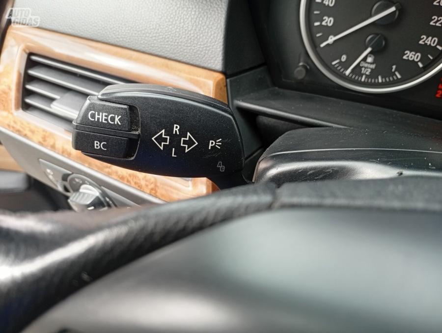Grey BMW 520 2009 in Vilnius, with an engine capacity of 2.00 L and mileage of 214 thousand km for 4900 €, photo 25 on AUTOMOTO.COM.LV