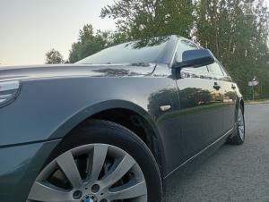 Grey BMW 520 2009 in Vilnius, with an engine capacity of 2.00 L and mileage of 214 thousand km for 4900 €, photo 10 on AUTOMOTO.COM.LV