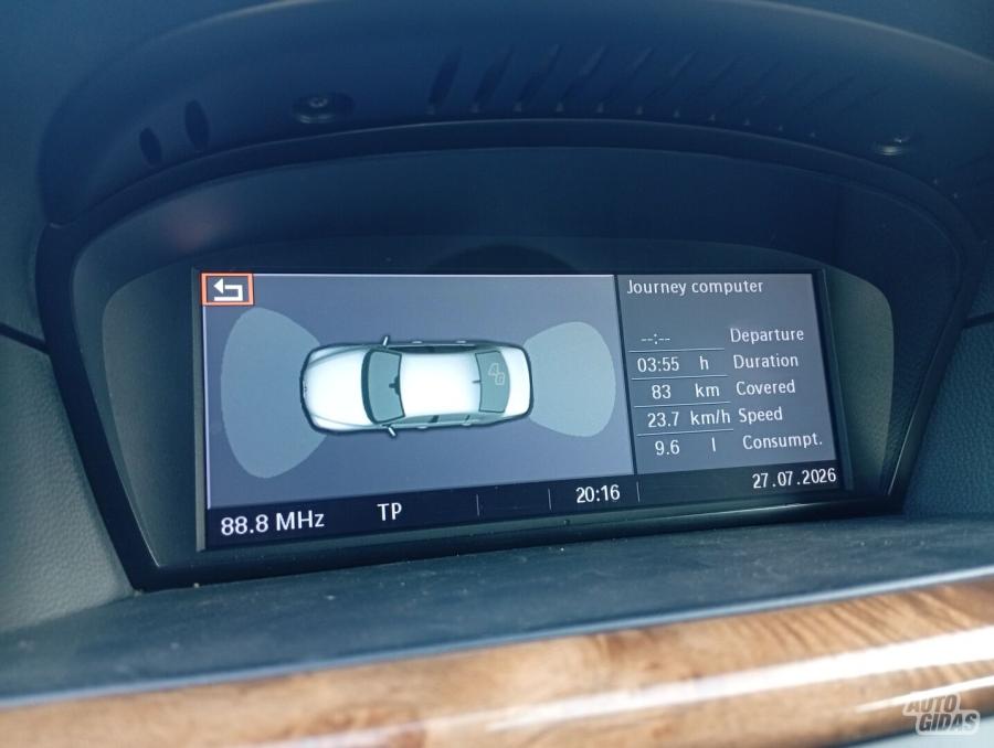 Grey BMW 520 2009 in Vilnius, with an engine capacity of 2.00 L and mileage of 214 thousand km for 4900 €, photo 31 on AUTOMOTO.COM.LV