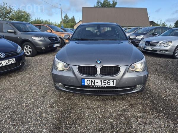 Grey BMW 520 2009 in Daugavpils, with an engine capacity of 2.00 L and mileage of 0 thousand km for 3900 €, photo 2 on AUTOMOTO.COM.LV